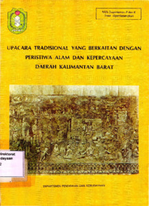 Upacara tradisional yang berkaitan dengan peristiwa alam dan kepercayaan daerah Kalimantan Barat ...